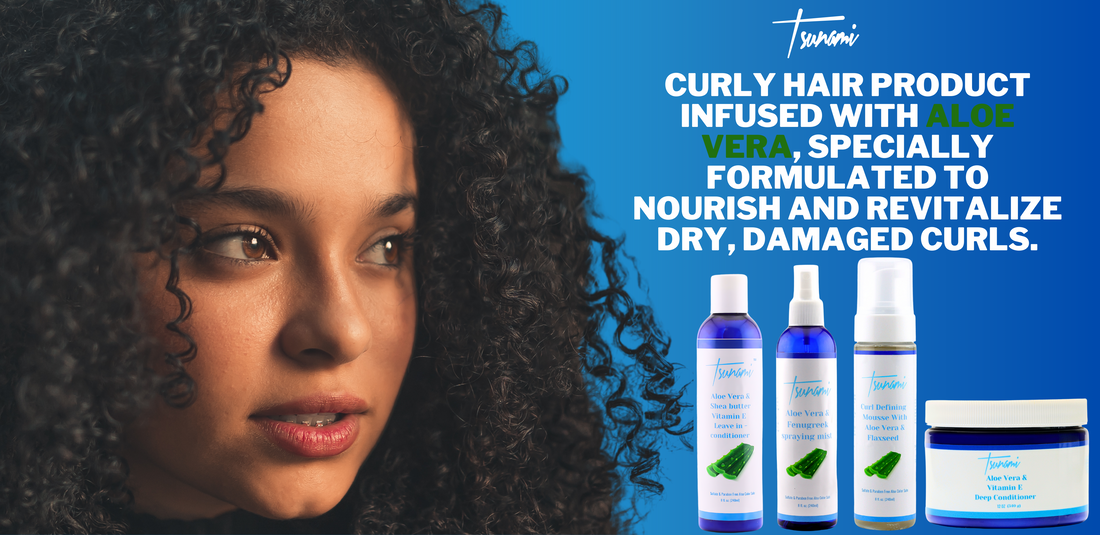 Welcome to the world of stunning curly hair with Tsunami Haircare